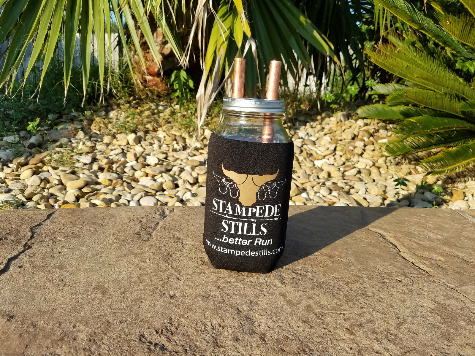 PAIR 20oz 1/2" Copper Pipe 1/2 Gallon Mason Jar Thumper Kit + Insulated ...