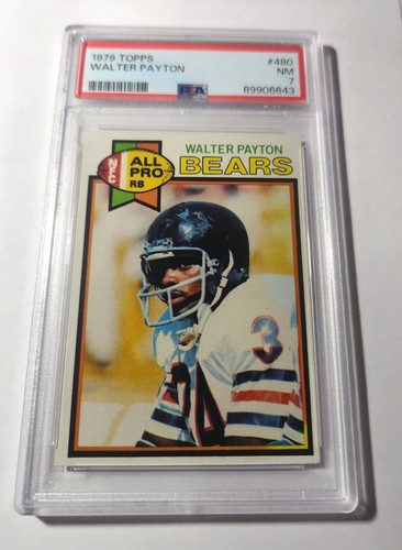 WALTER PAYTON -- 1979 TOPPS -- ALL-PRO -- #480 -- PSA NM 7 | eBay