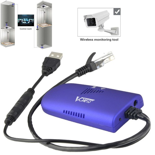 AU Wireless Bridge Dongle WiFi RJ45 Ethernet Port To Wire Cable Convert ...