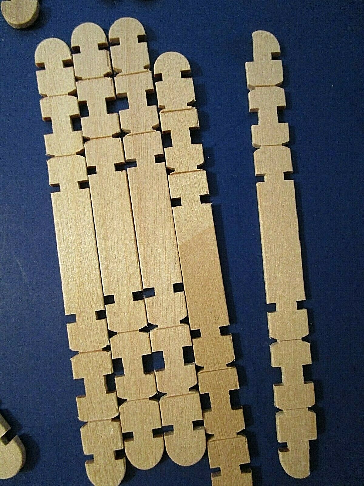 VINTAGE Building Toy SKILL STICKS + INSTR World of Wood FORSTER MFG ...