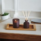 Decorative Fragrance Reed Diffuser & Scented Candle Set With Wooden ...