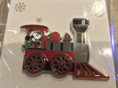 2019 Disney Store Christmas Mickey Mouse Train Pin | eBay