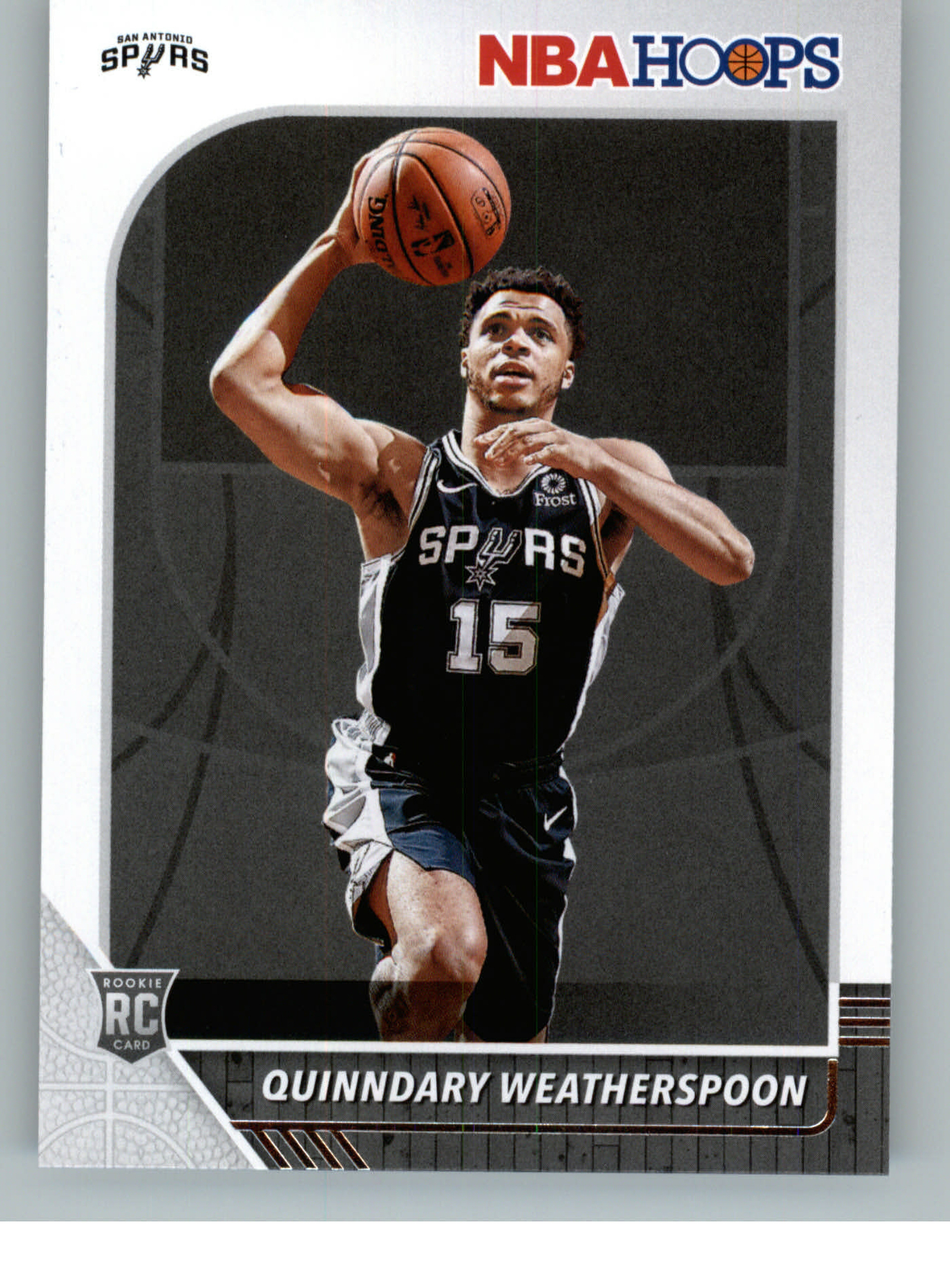 2019-20 Panini NBA Hoops Basketball 236 Quinndary Weatherspoon Rookie ...