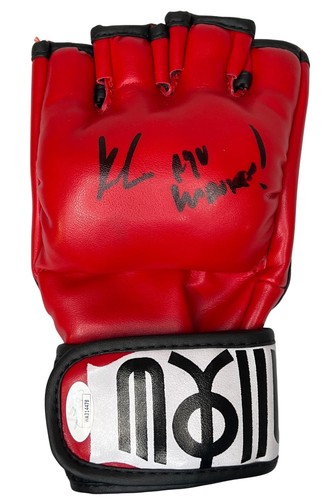Kyle Hebert autographed signed inscribed Glove JSA COA Street Fighter ...