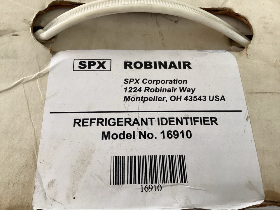 SPX Robinair CoolTech 16910 A/C Refrigerant Identifier SEE DESCRIPTION ...
