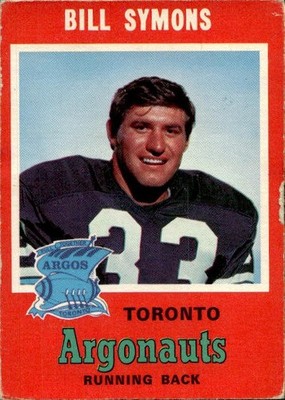 1971 O-Pee-Chee CFL Football SET BREAK #1 Bill Symons VG | eBay