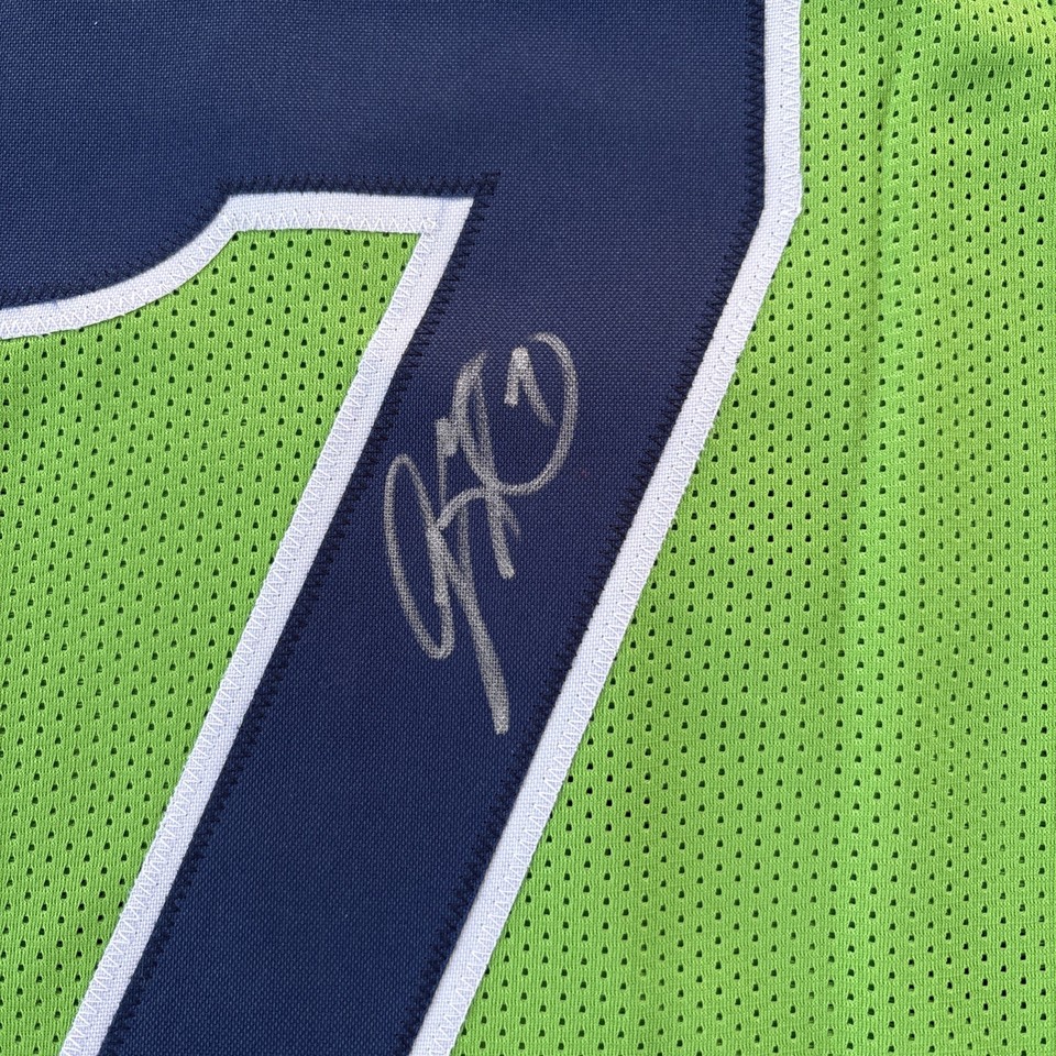 Geno Smith Autographed Signed XL Custom Seahawks Jersey-JSA Witnessed ...
