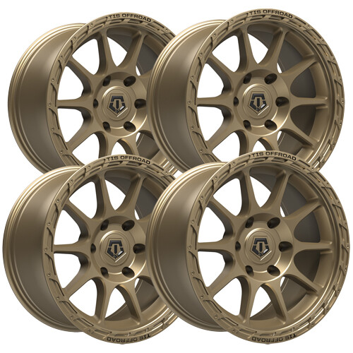 (Set of 4) TIS 563BZ 20x10 8x180 +0mm Bronze Wheels Rims 20" Inch | eBay