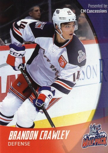 Brandon Crawley 2018-19 Hartford Wolf Pack | eBay