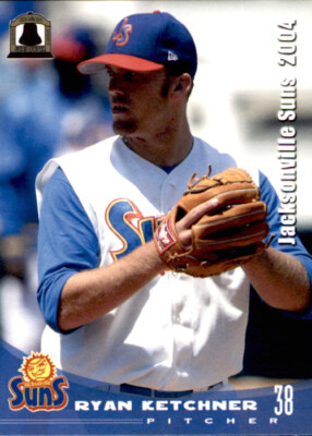 2004 Jacksonville Suns Grandstand #15 Ryan Ketchner Lantana Florida FL ...
