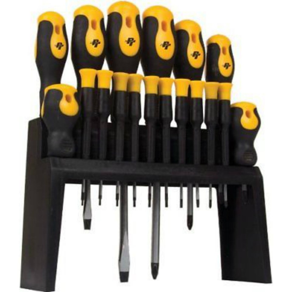 Wilmar Performance Tool W1710 Screwdriver Set, 18-Piece, 041498285111 ...