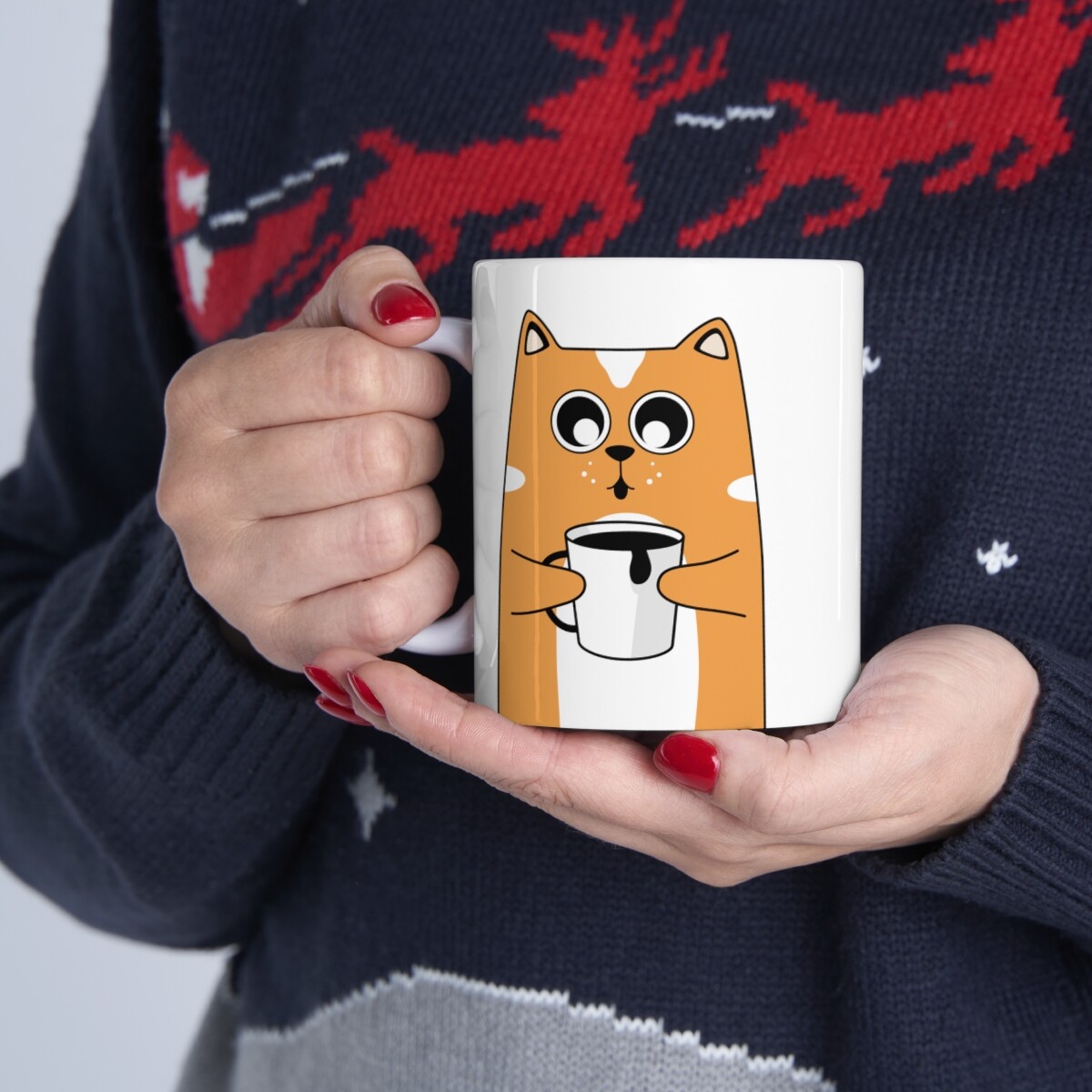 Ceramic Kitty Cat Mug 11oz | eBay