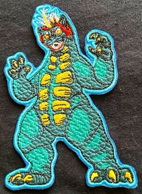 GODZILLA monster 4" GABARA Embroidered figure Badge PATCH kaiju mothra ...