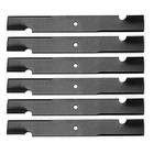 6 PACK NEW OREGON PART NUMBER 91-626 MOWER BLADE 21" FOR SCAG,FERRIS ...
