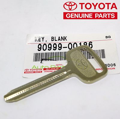 NEW GENUINE OEM TOYOTA UNCUT BLANK SPARE KEY WITH LOGO (w/o CHIP) 90999 ...