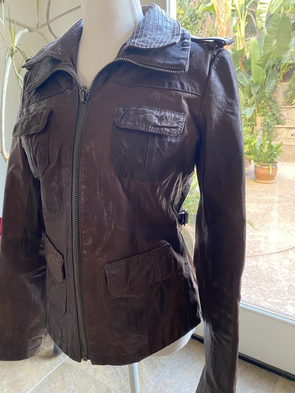 Equipment General Technique G.E.T Women’s Leather Zip… - Gem
