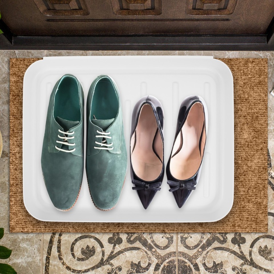 Shoes Storage Tray Multipurpose Shoes Boot Plate Sundries Tray ...