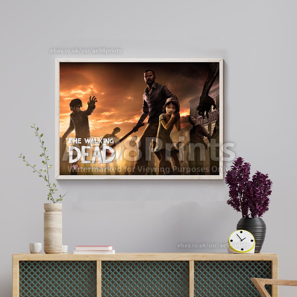 Telltale's The Walking Dead Posters Home Decor Wall Art Game Print A3 ...