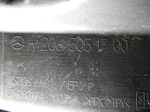 2022 On Mercedes C Class W206 AMG Radiator Grill Air Channel ...