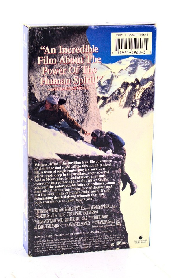 Alive VHS 1993 717951596031 | eBay