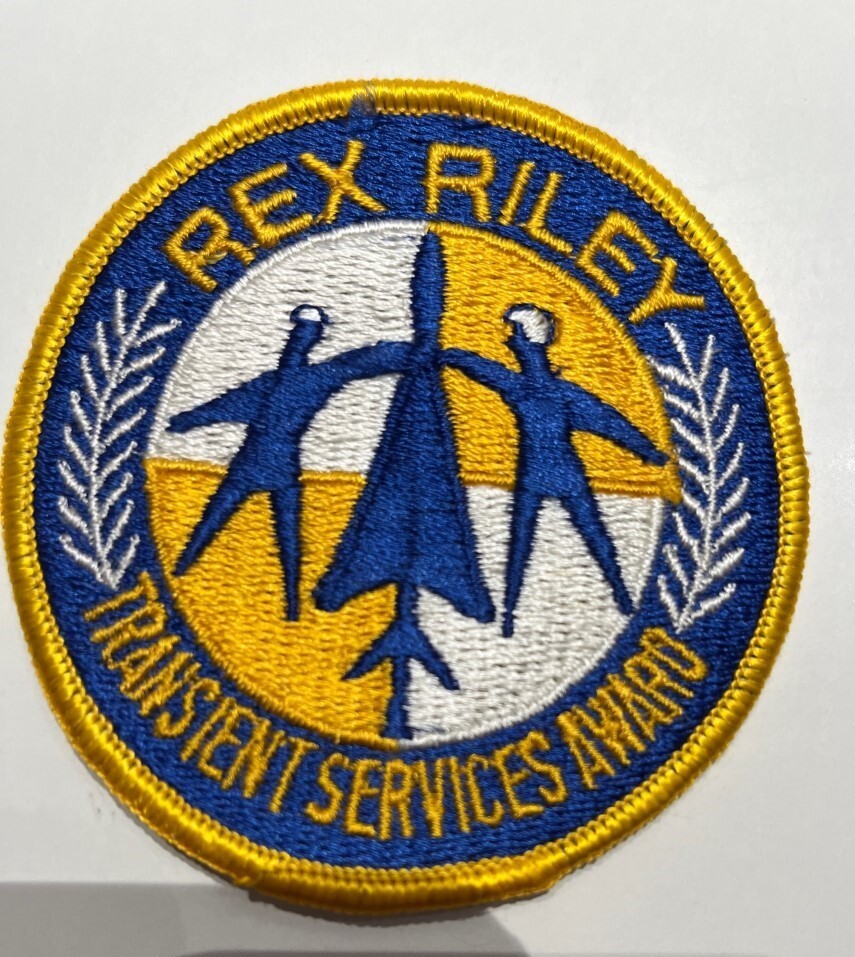 USAF REX RILEY, TRANSIENT SERVICES AWARD, PATCH | eBay