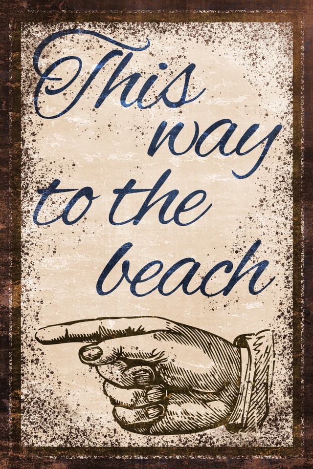 Beach & Seaside Theme Metal Signs/Plaques, Decorative Gifts & Home ...