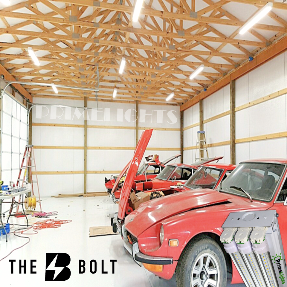 3 PACK** 3 Lamp Bolt LED Shop Light | eBay