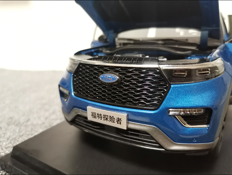 Original Factory 1/18 Scale Changan Ford EXPLORER SUV 2020 Blue Alloy ...