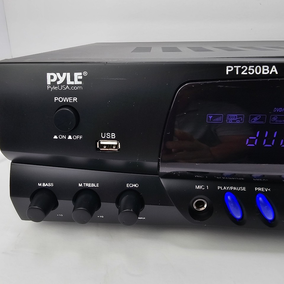 Pyle Home Theater Wireless BT Streaming Receiver Amplifier w/ FM/USB ...