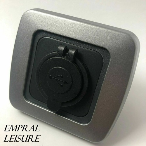 12v CBE C-Line Dual Double USB Socket Module Charger Campervan Caravan ...