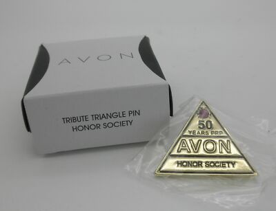 AVON Tribute Triangle Pin Honor Society | eBay
