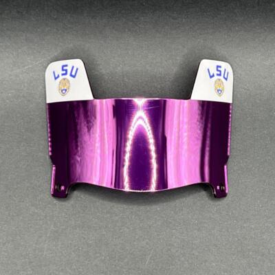 LSU Tigers - Purple Chrome Mini Football Helmet Visor with Purple Clips ...