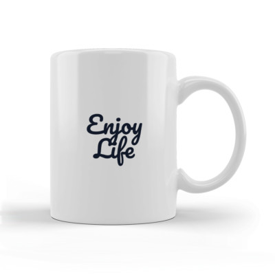 Enjoy Life Coffee Mug Positive Novelty Gift Mugs 11oz 325ml | eBay