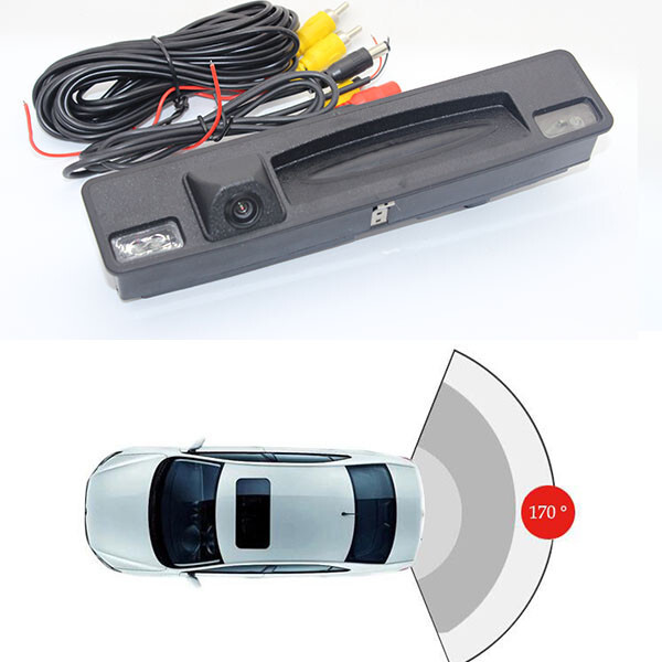 Boot Handle Rear View Reversing RCA Reverse Camera For Ford Fiesta MK8 ...