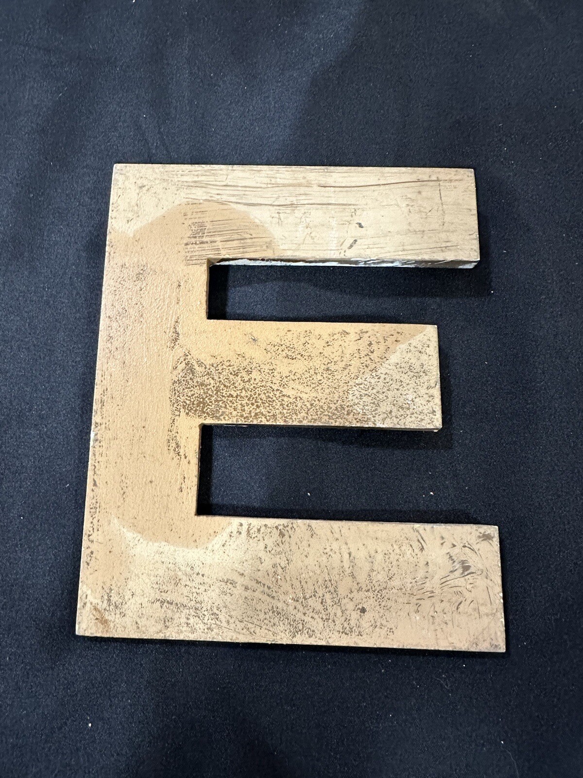 One Vintage Letter “E” Advertising Sign Metal ALUMINUM 5x6” | eBay