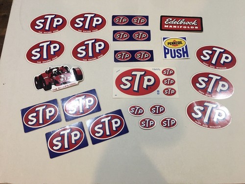 Original Decal **STP** Vintage Motor Oil Racing Window Stickers .#1004 ...
