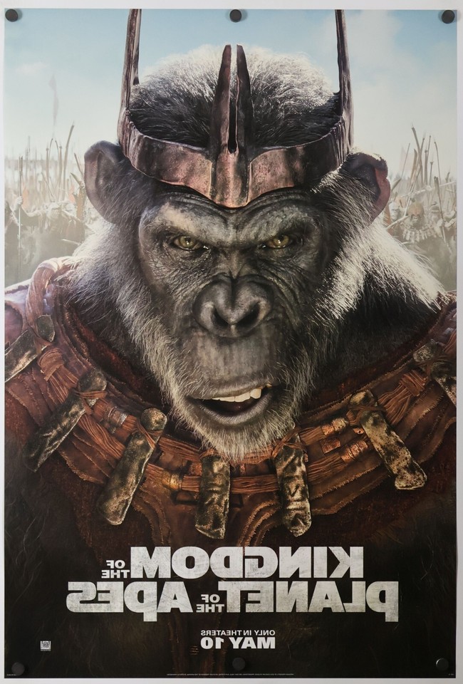 Kingdom Of The Planet Of the Apes original DS movie poster 27x40 D/S ...