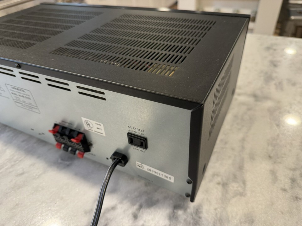 ONKYO M-5100 STEREO POWER AMPLIFIER 110 WPC 8 Ohms Tested Working Nice ...