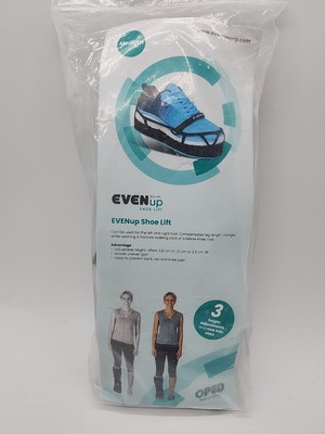 EvenUp Shoe Lift Balancer Leveler M Medium Men 8.5-10.5 Women 9-11 Even ...