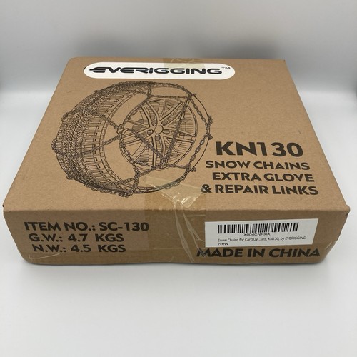 EVERIGGING Snow Tire Chains for Car SUV Pickup Trucks Universal ...
