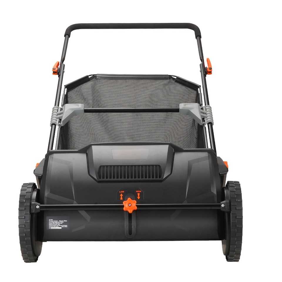 Lawn Sweeper Push Leaf Grass Collector 21" 3.5 Cu. Ft. Capacity ...