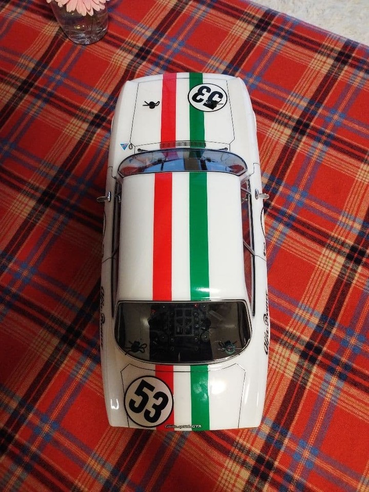 TAMIYA M-Chassis Alfa Romeo Giulia Club Racer RC Body Shell 225mm ...
