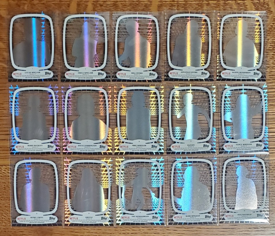 2025 Topps Stranger Things High Tek - Hawkins Lab Base 15 Card Lot | eBay