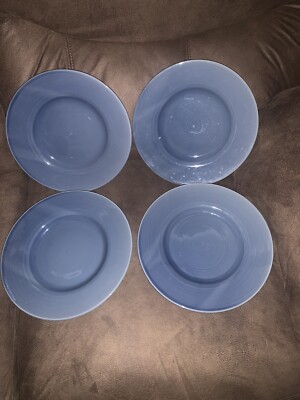 Pier One China - Blue 11 Inch Dinner Plates Set Of 4 | eBay