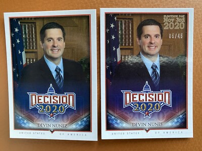 2020 DECISION ~ DEVIN NUNES CARD #436. SILVER /45 | eBay