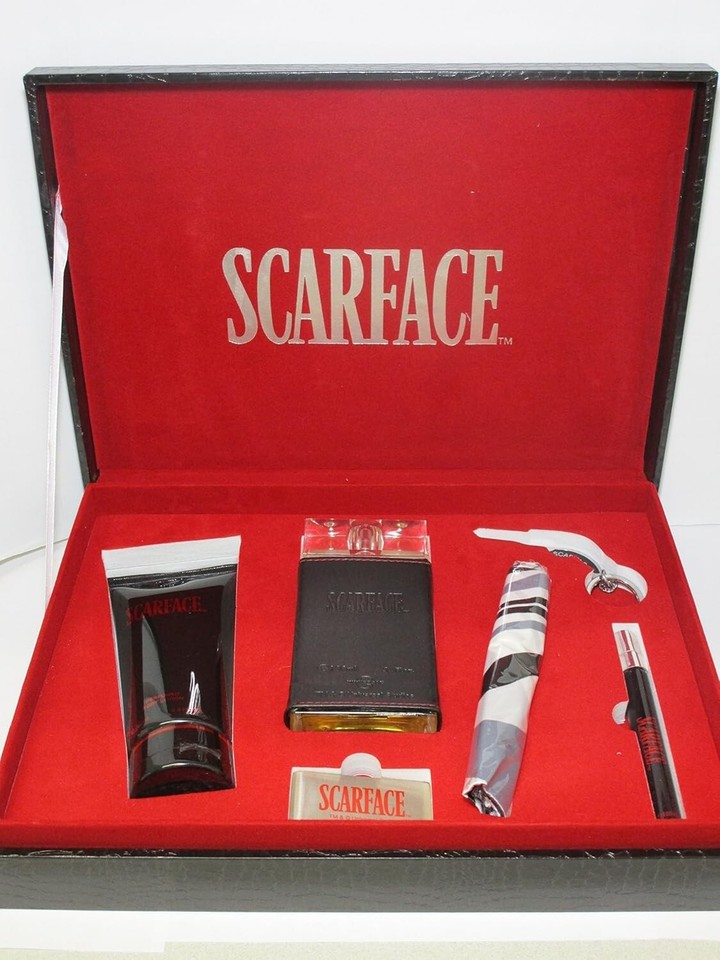 Scarface by Universal Studios Men 6pc Set 3.4 oz EDT, Money Clip ...