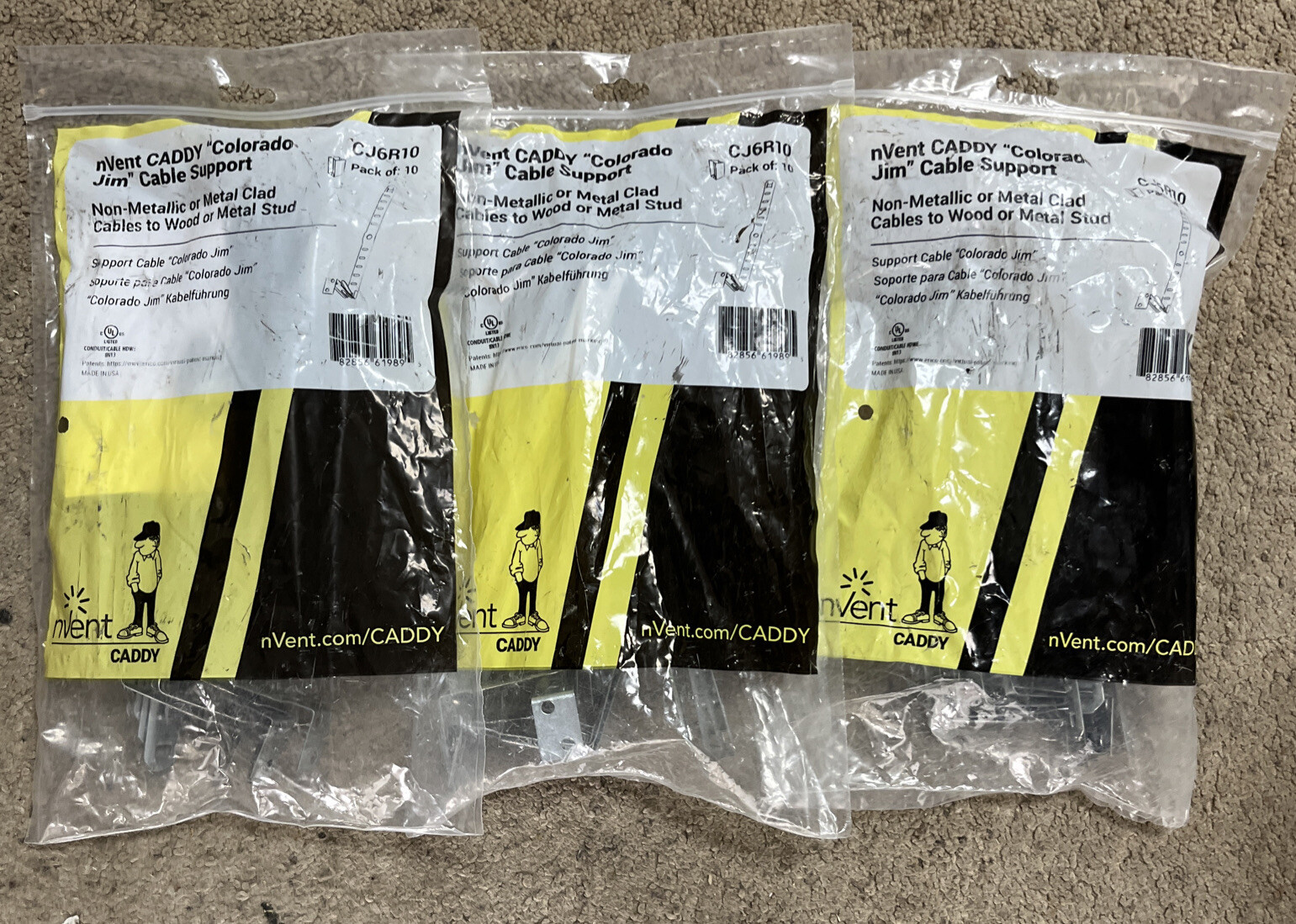 NVent Caddy CJ6 Colorado Jim Cable Support Clip (3 BAG of 10 ) | eBay