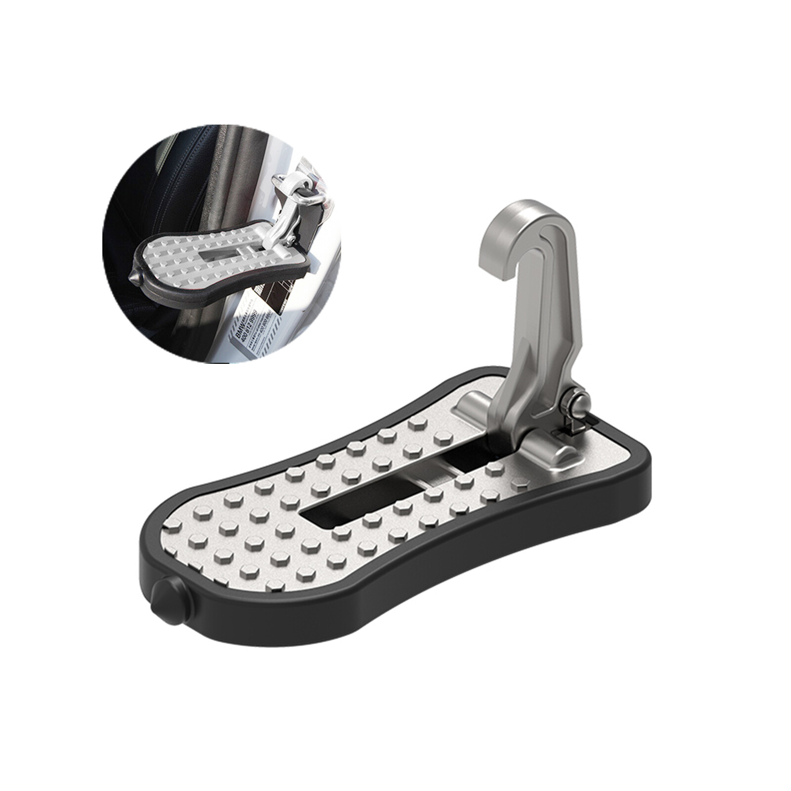 Car Truck Door Latch Folding Mini Foot Pedal-Slip Hook Step Ladder ...