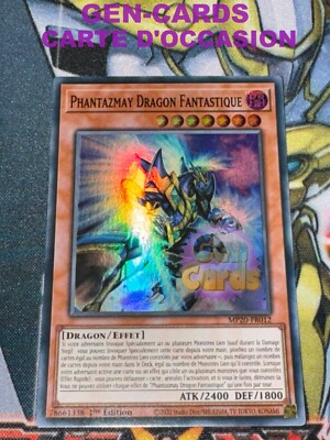 OCCASION Carte Yu Gi Oh PHANTAZMAY DRAGON FANTASTIQUE MP20-FR012 1ère ...