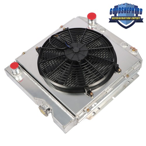 For 63/64/65 Falcon Mustang Comet 3 Row Core Aluminum Radiator Fan ...